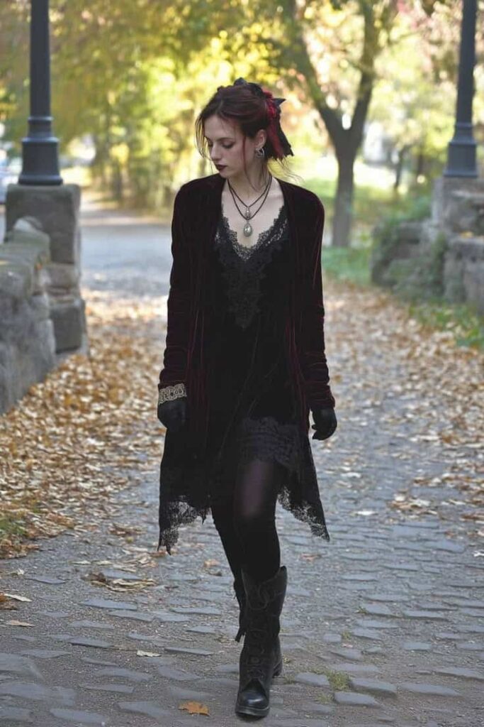 20 Hauntingly Beautiful Fall Goth Outfits to Die For This Season - Mrs ...
